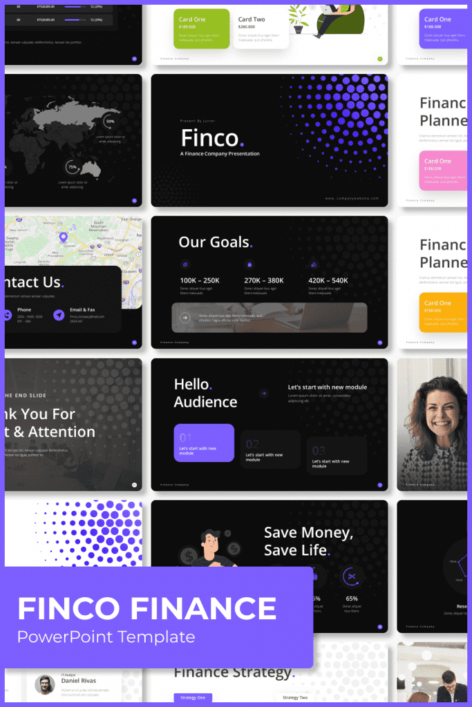 Finco Finance PowerPoint Template – MasterBundles