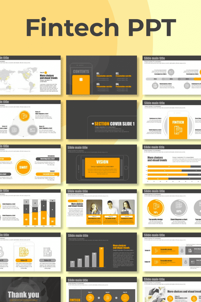 Fintech PPT Presentation – MasterBundles