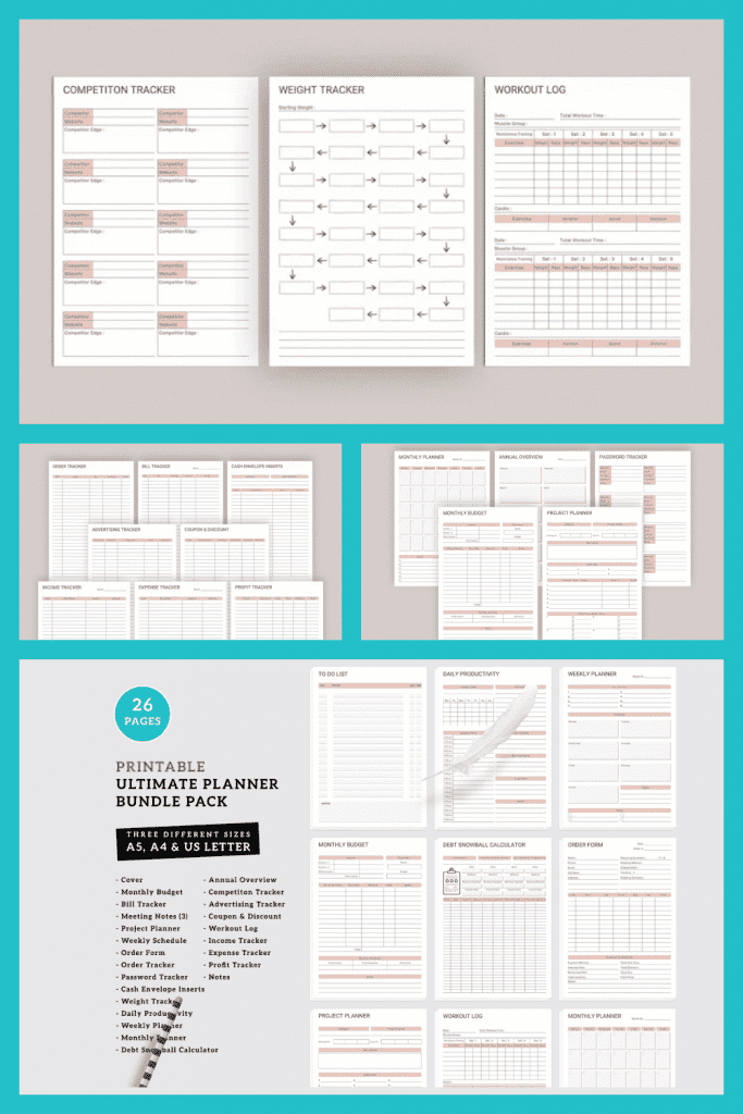 15+ Best Workout Schedule Templates: Free and Premium Templates