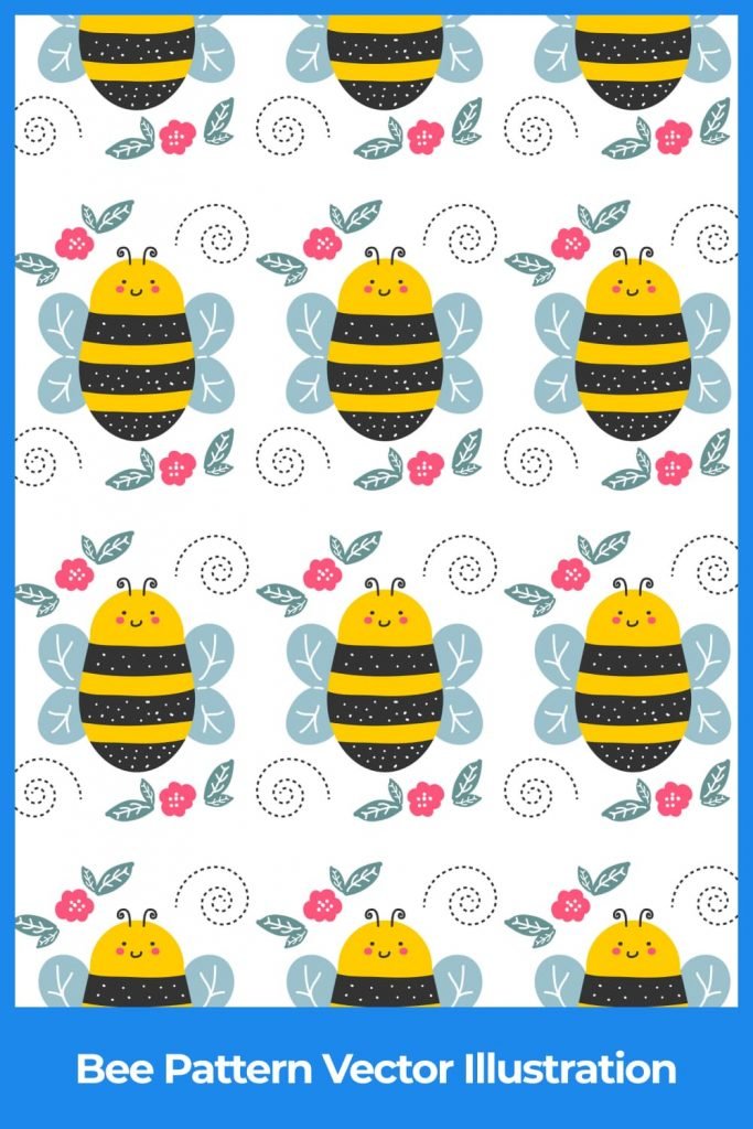 10 Best Bee Pattern Images for 2021: Free and Premium