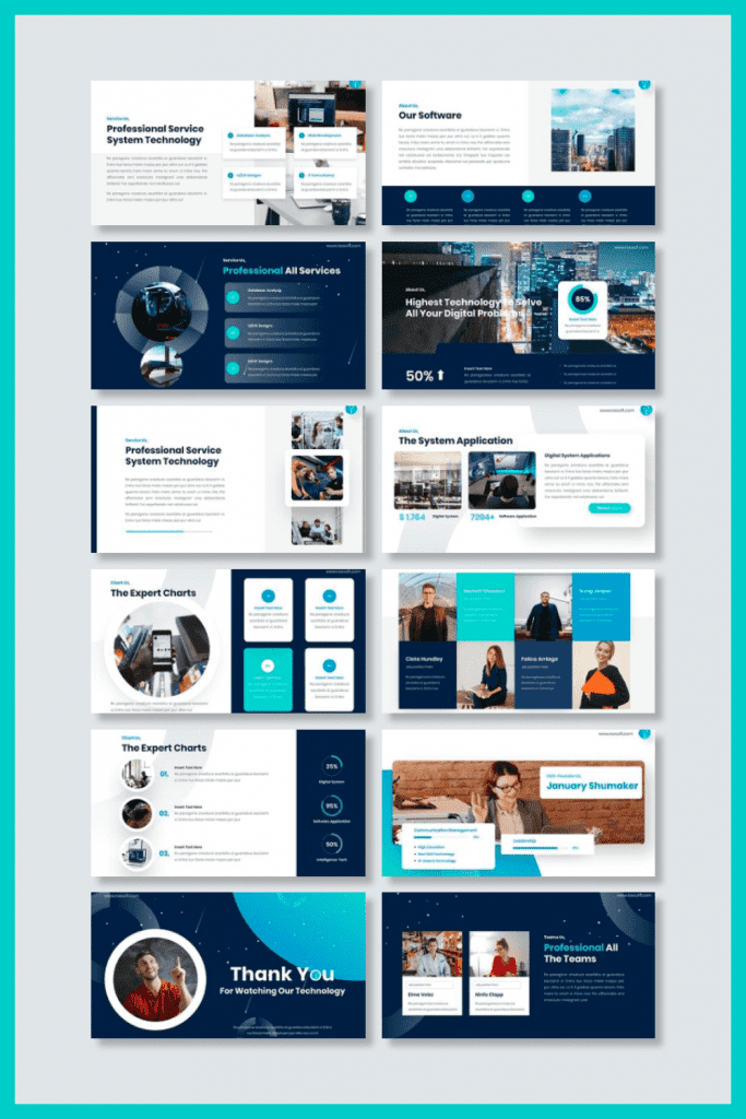 Rexsoft - Technology Google Slides – MasterBundles