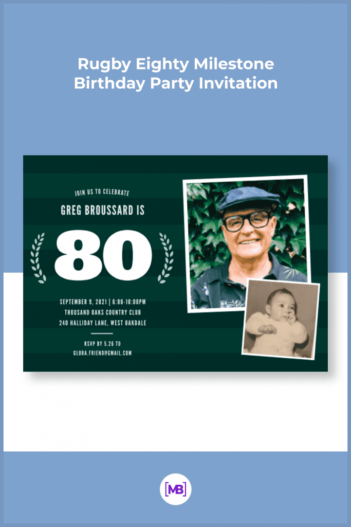 10+ Best 80th Birthday Invitations for 2021: Free and Premium Options