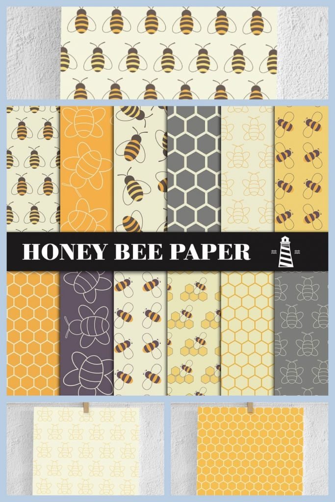 10 Best Bee Pattern Images for 2021: Free and Premium