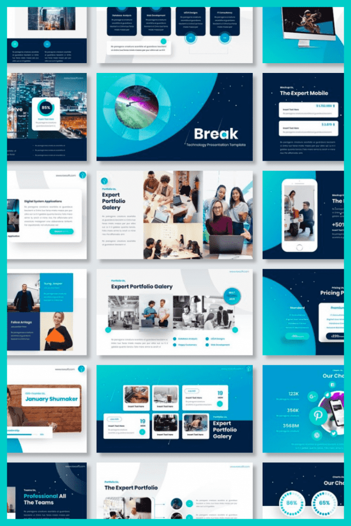 Rexsoft - Technology Google Slides – MasterBundles