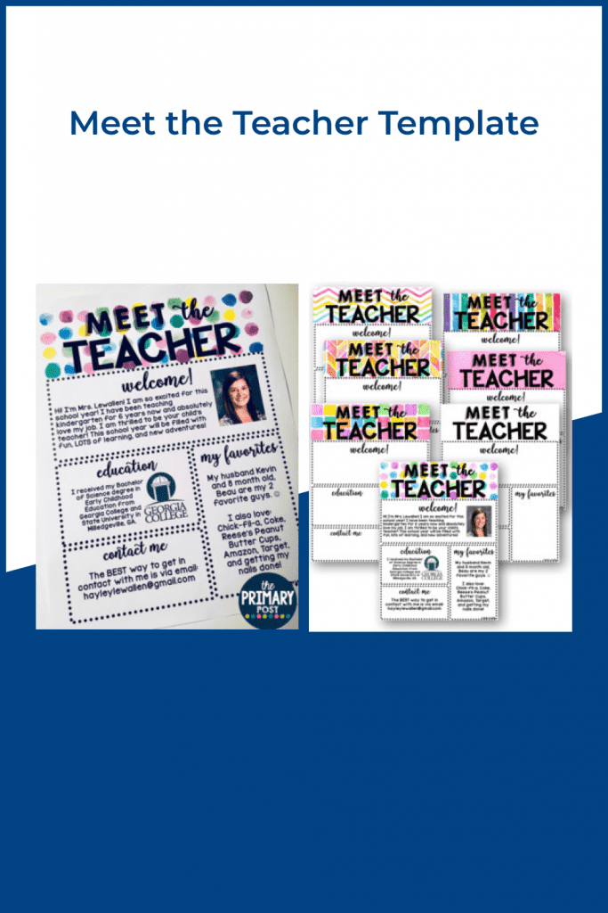 25+ Inspiring and Fully Editable Meet the Teacher Templates