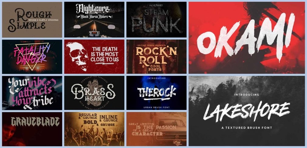 10+ Best Rock and Roll Fonts for 2021: Free and Premium