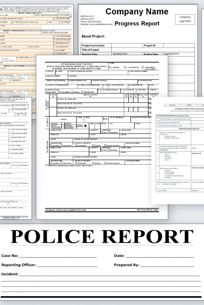 10+ Best Police Report Templates for 2021: Free and Premium Templates ...