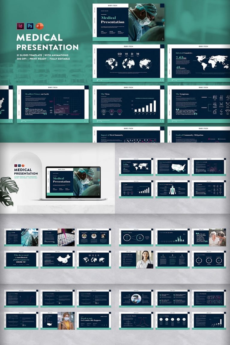 Medical Healthcare Presentation – MasterBundles