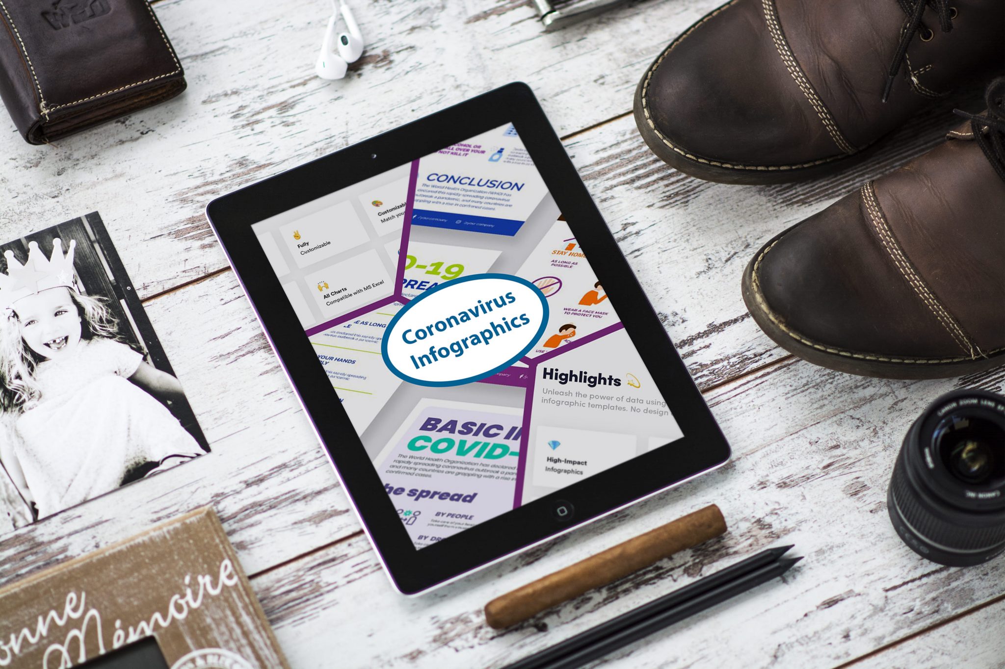 Coronavirus Infographics Bundle – MasterBundles