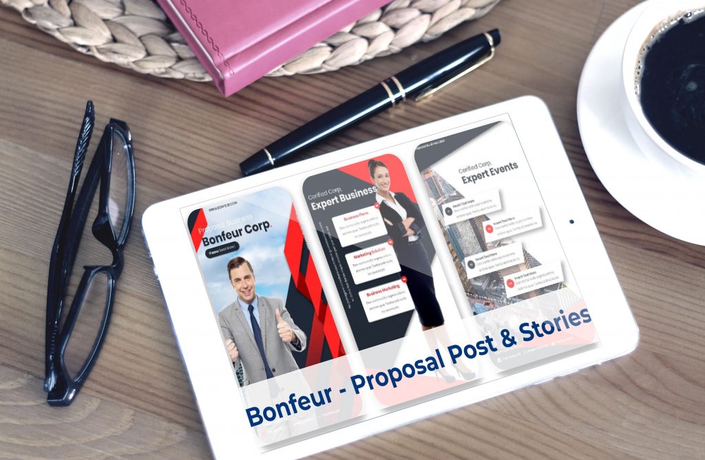 Bonfeur - Proposal Post & Stories – MasterBundles