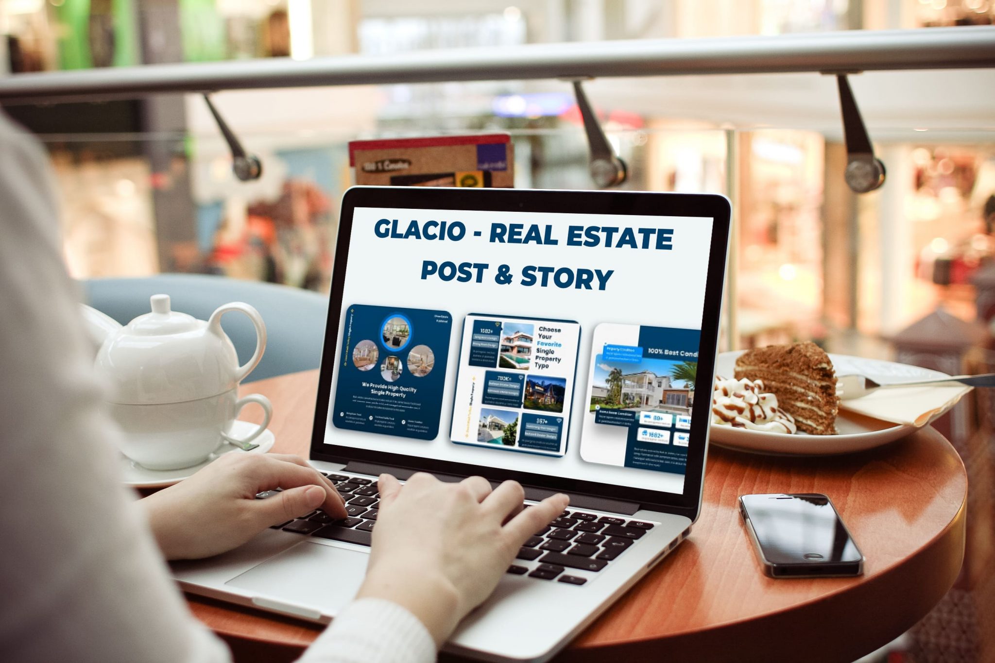 Glacio - Real Estate Post & Story – MasterBundles