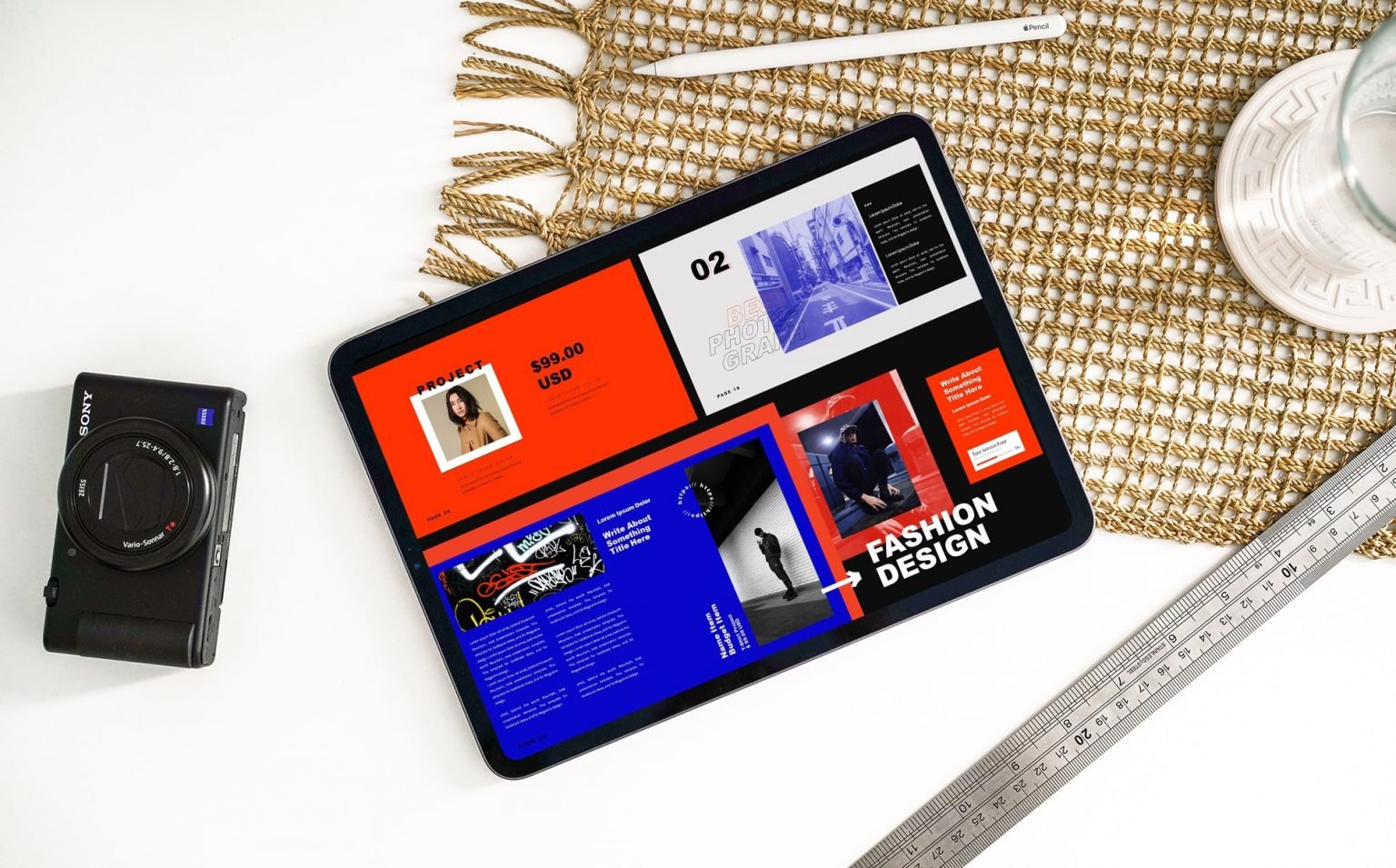 Fashion Design Presentation Template – MasterBundles