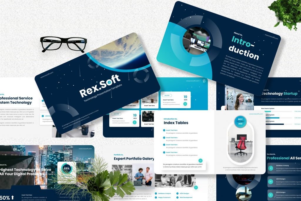 Rexsoft - Technology Powerpoint Presentation – MasterBundles