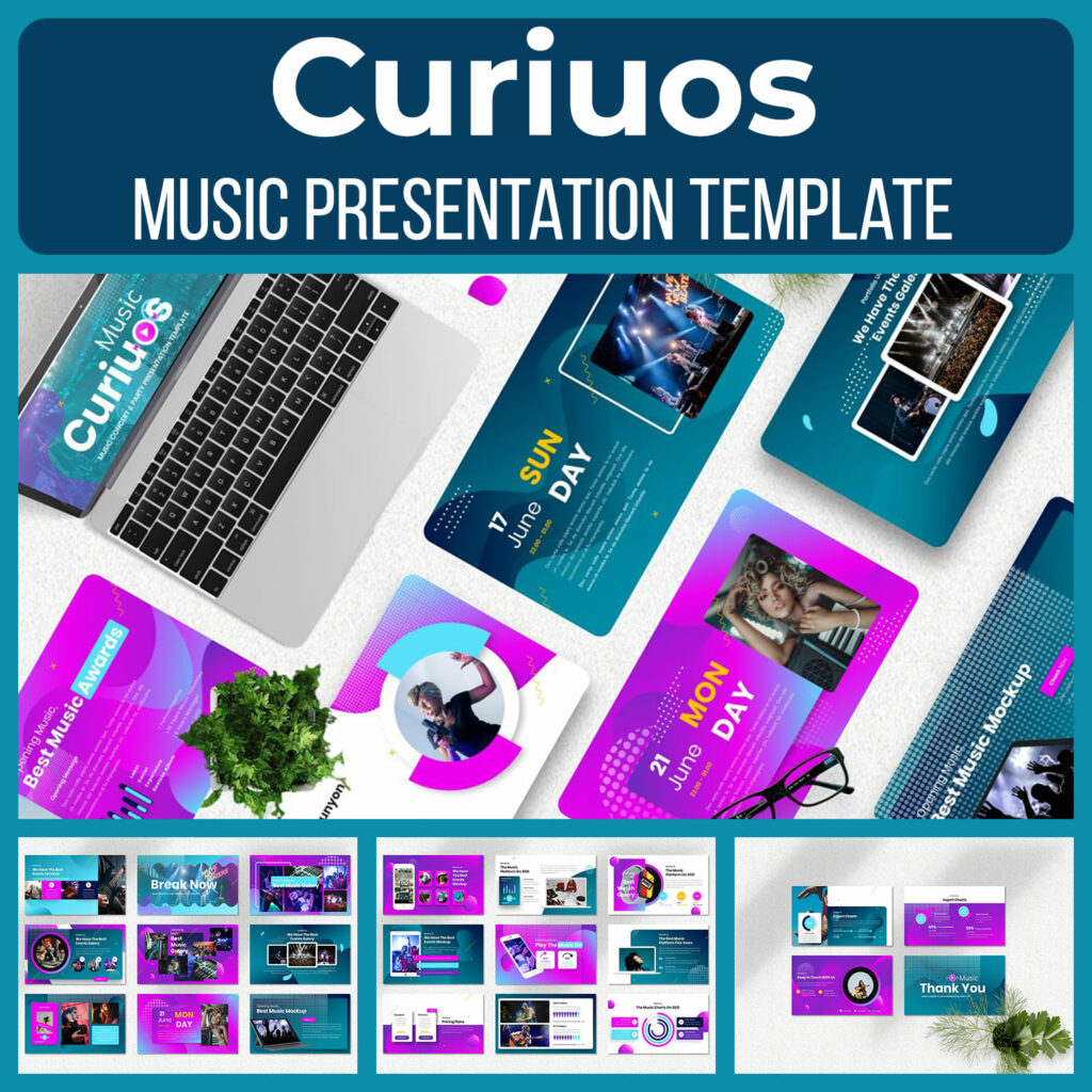 Curiuos -Music Industrial Google Slides – MasterBundles