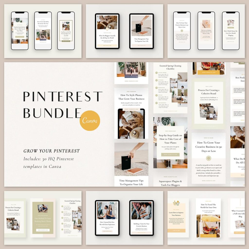 Minnie Pinterest Templates | Master Bundles