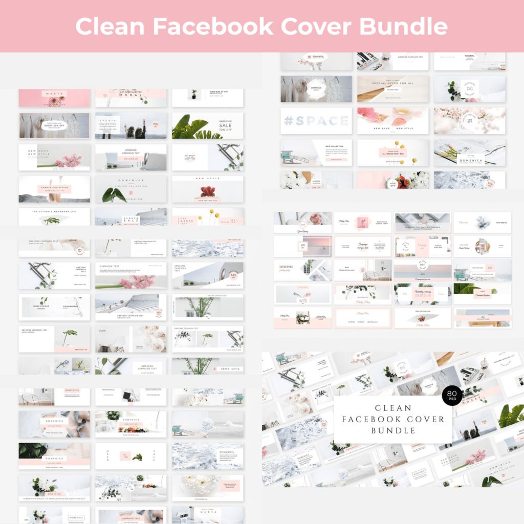 Clean Facebook Cover Bundle – MasterBundles