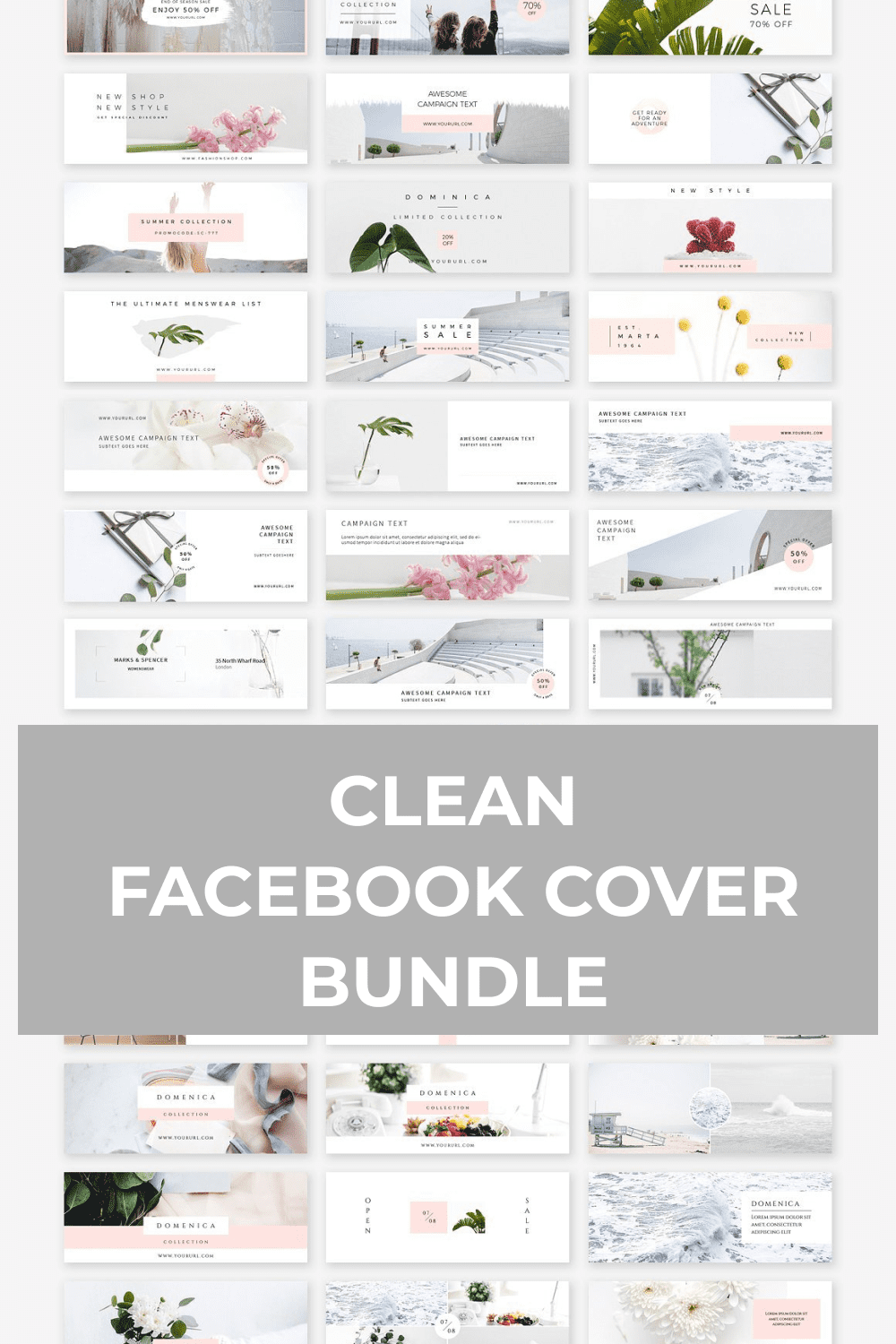 Clean Facebook Cover Bundle – MasterBundles