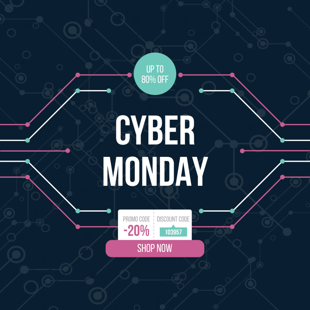 Creative Cyber Monday Free Banner – MasterBundles
