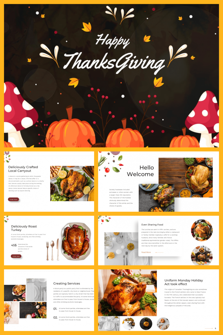 35+ Premium and Free Thanksgiving PowerPoint Presentation Templates for ...