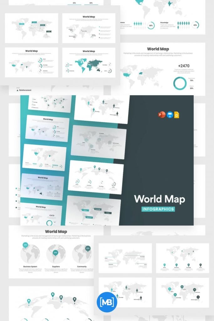 20+ Best PowerPoint Map Templates for 2021 - MasterBundles