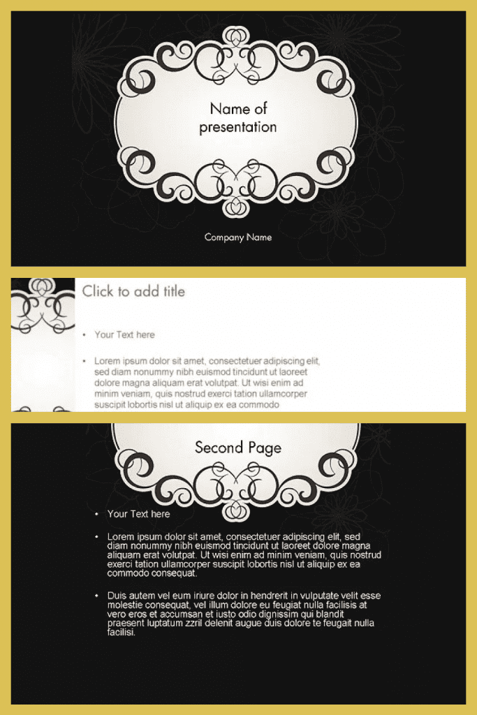 10+ Best Black and White Powerpoint Templates for 2021