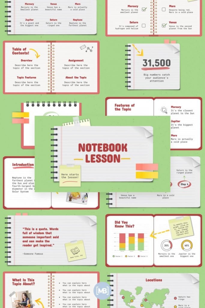 Best 10+ Notebook Paper PowerPoint Templates: Free and Premium