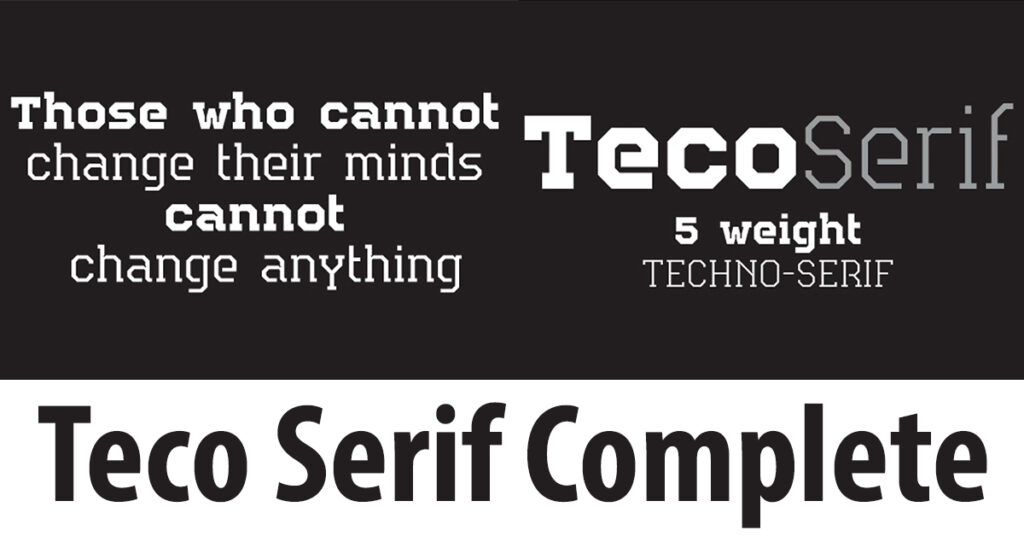 Teco Serif Complete – MasterBundles