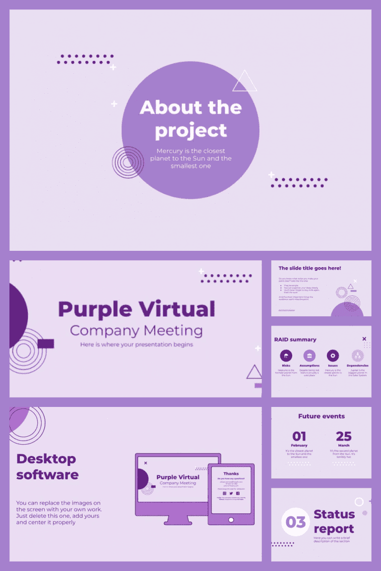 15+ Best Purple PowerPoint Templates in 2021: Free and Premium