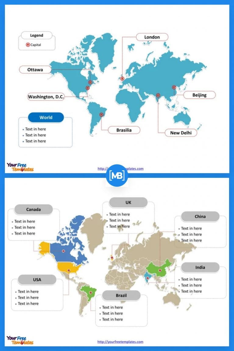 20+ Best PowerPoint Map Templates for 2021 - MasterBundles