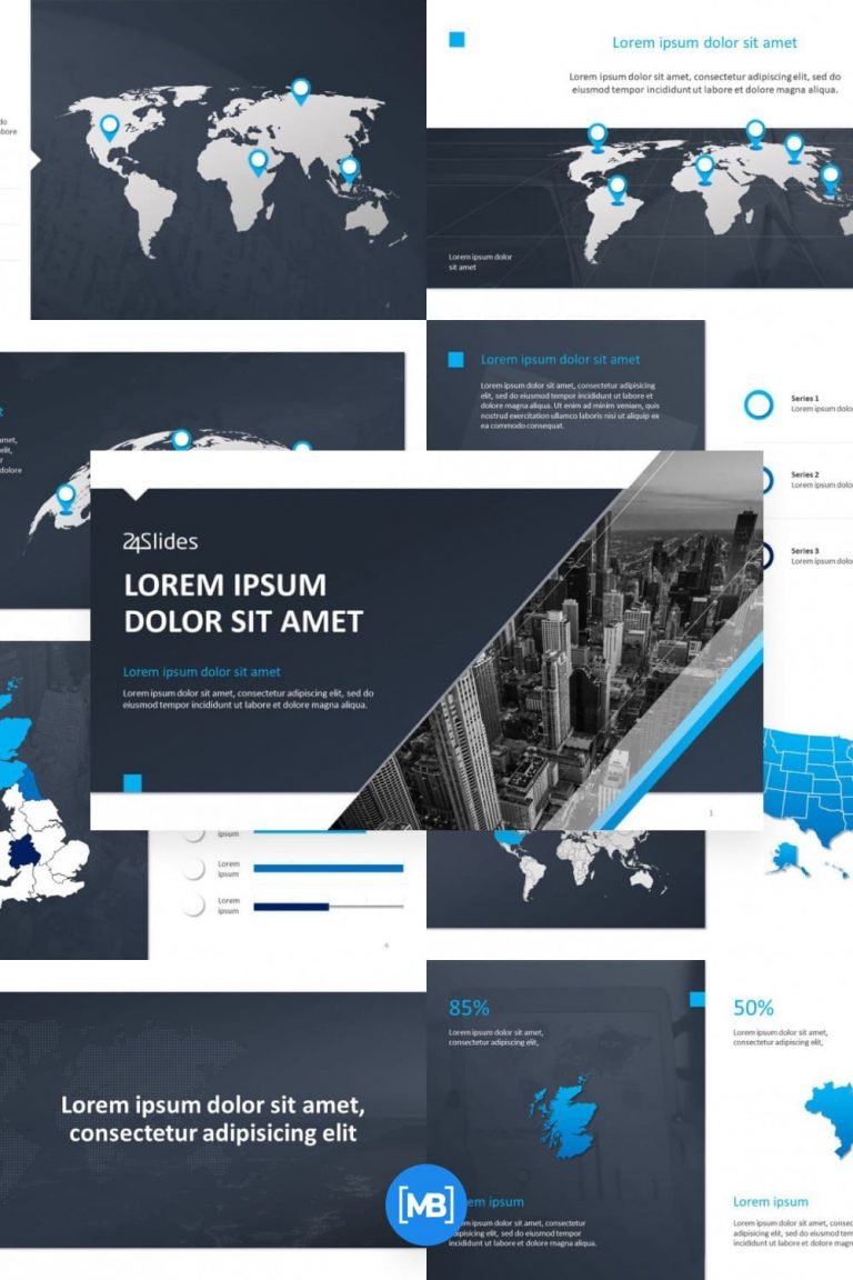 20+ Best PowerPoint Map Templates for 2021 - MasterBundles