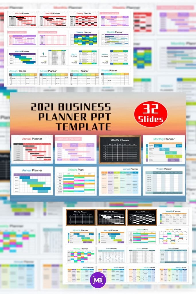 40+ PowerPoint Calendar Templates for 2021 - MasterBundles