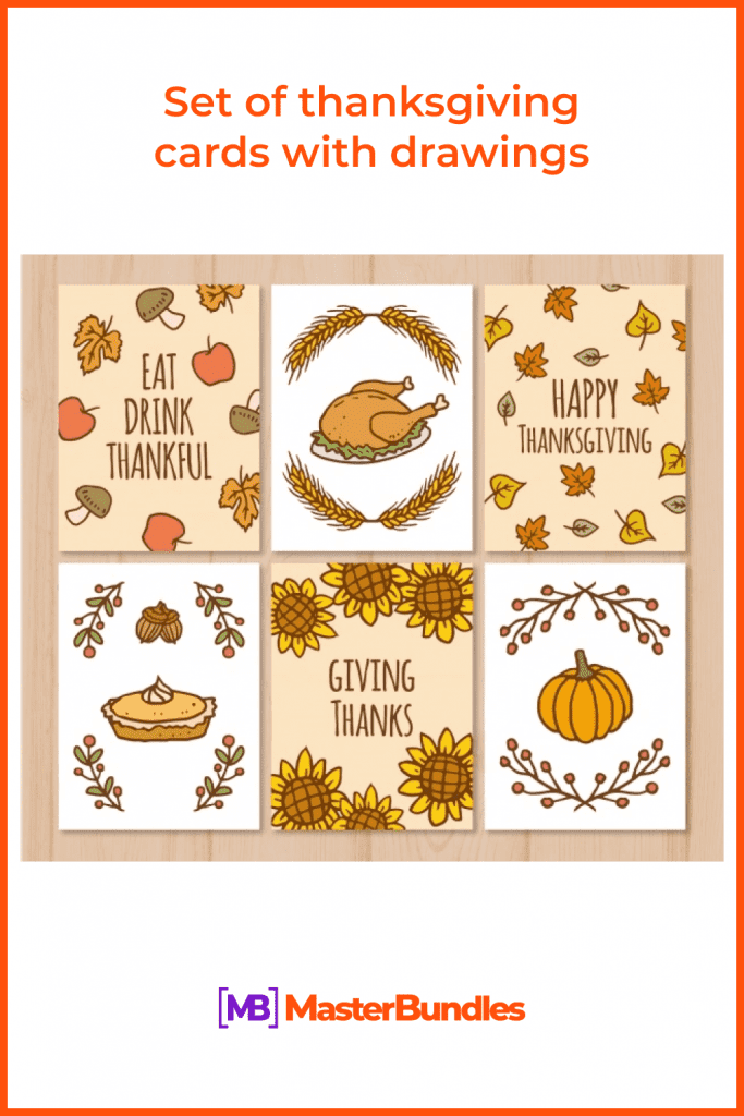 100+ Thanksgiving Cards 2022: Premium and Free - MasterBundles