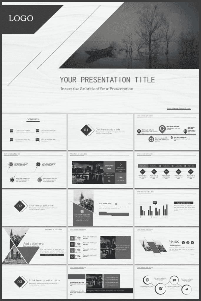 10+ Best Black and White Powerpoint Templates for 2021