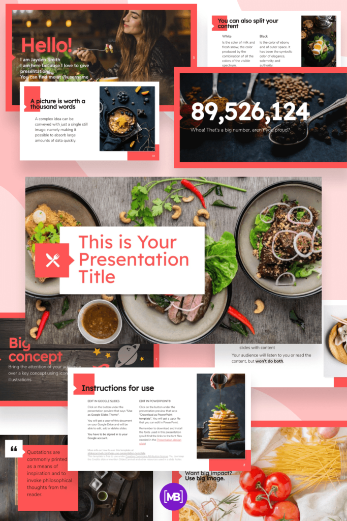 15+ Best Food Powerpoint Templates for 2021: Free and Premium