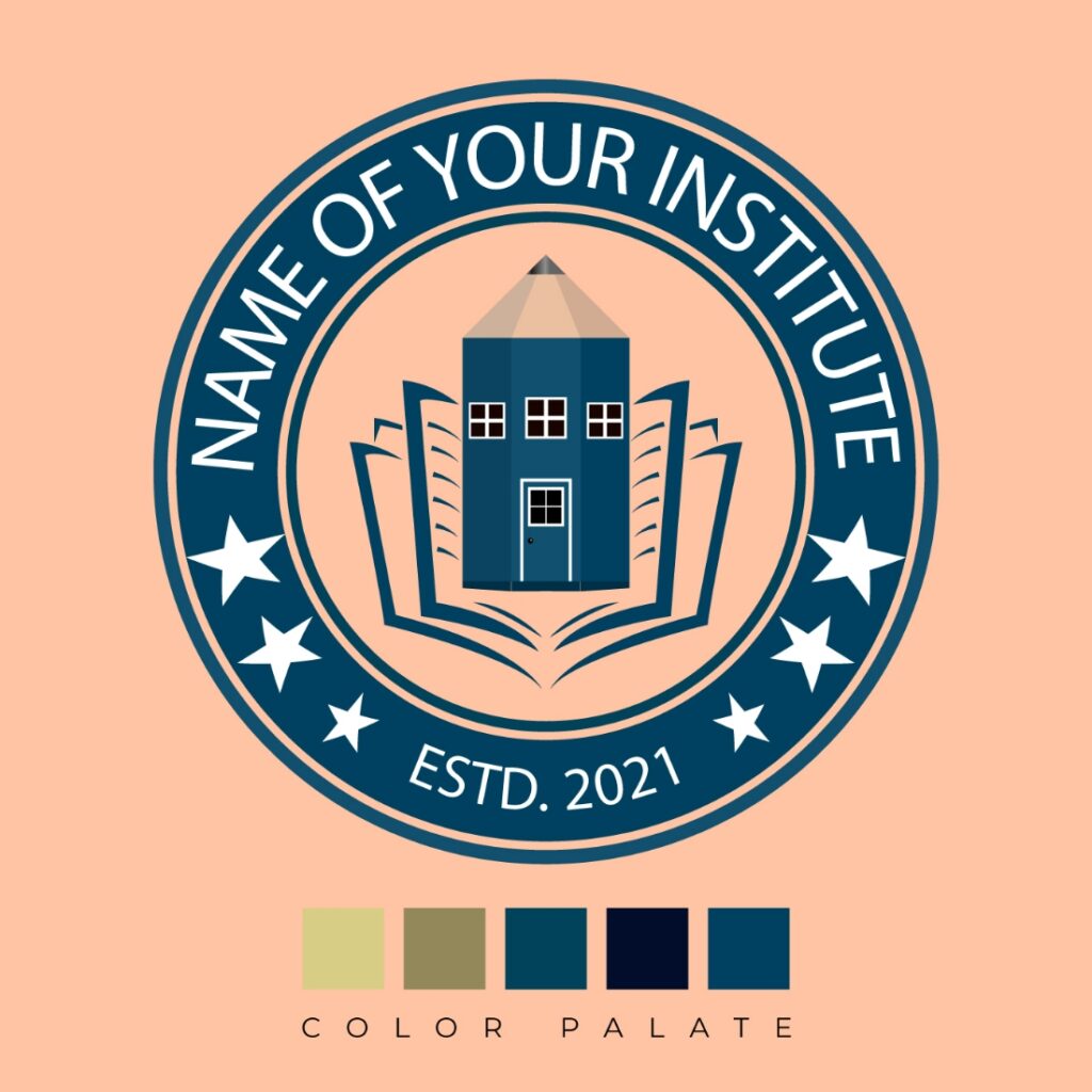 Institute Logo Design for School College University | MasterBundles