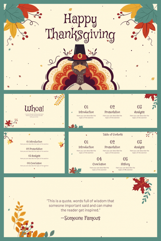 35+ Premium and Free Thanksgiving PowerPoint Presentation Templates for ...