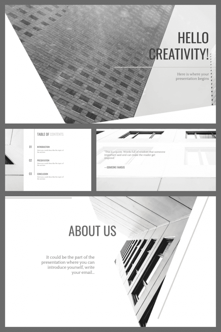 10+ Best Black and White Powerpoint Templates for 2021