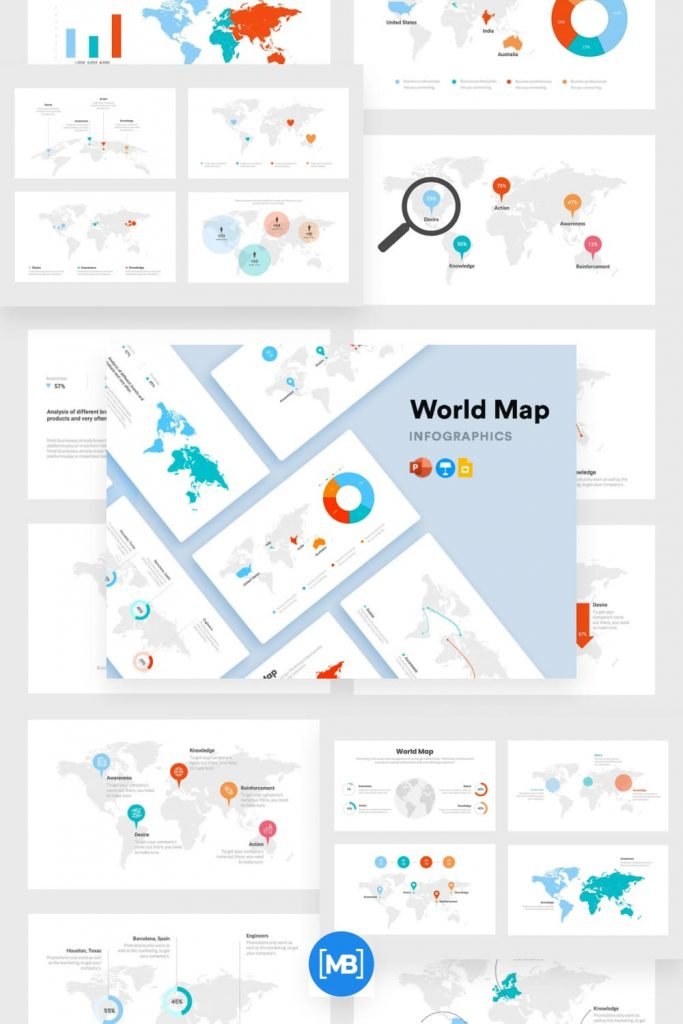 20+ Best PowerPoint Map Templates for 2021 - MasterBundles