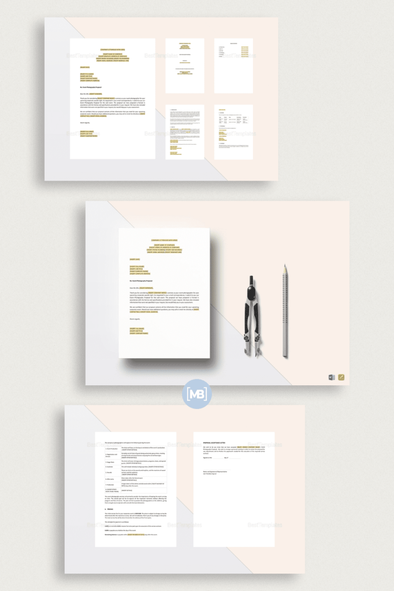15+ Best Photography Proposal Templates for 2021 - MasterBundles