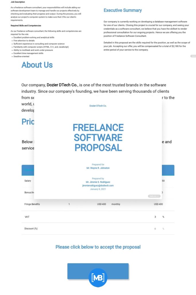 10+ Best Freelance Proposal Templates: Free and Premium Templates