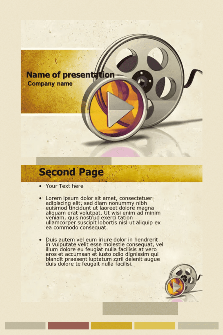 10+ Best Movie PowerPoint Templates in 2021: Free and Premium