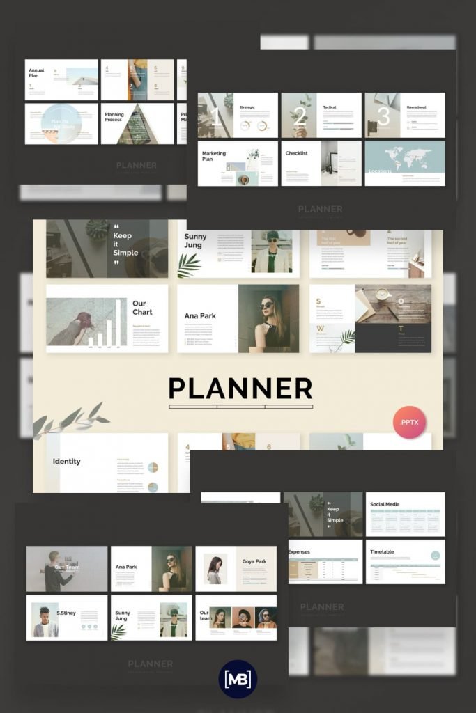 40+ PowerPoint Calendar Templates for 2021 - MasterBundles