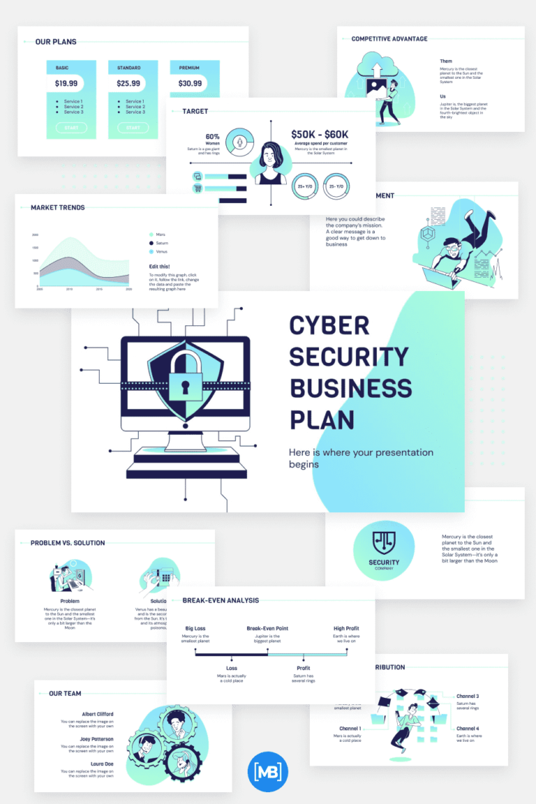 10+ Best Cyber Security Powerpoint Templates for 2021 - MasterBundles