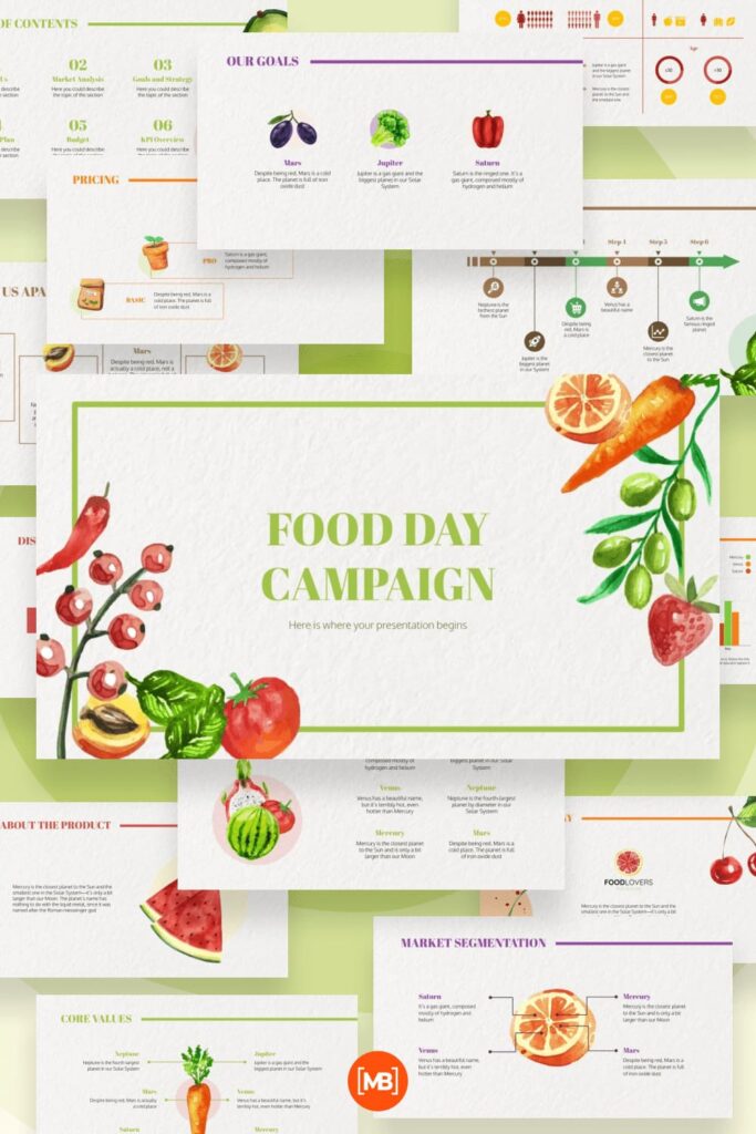 15+ Best Food Powerpoint Templates for 2021: Free and Premium