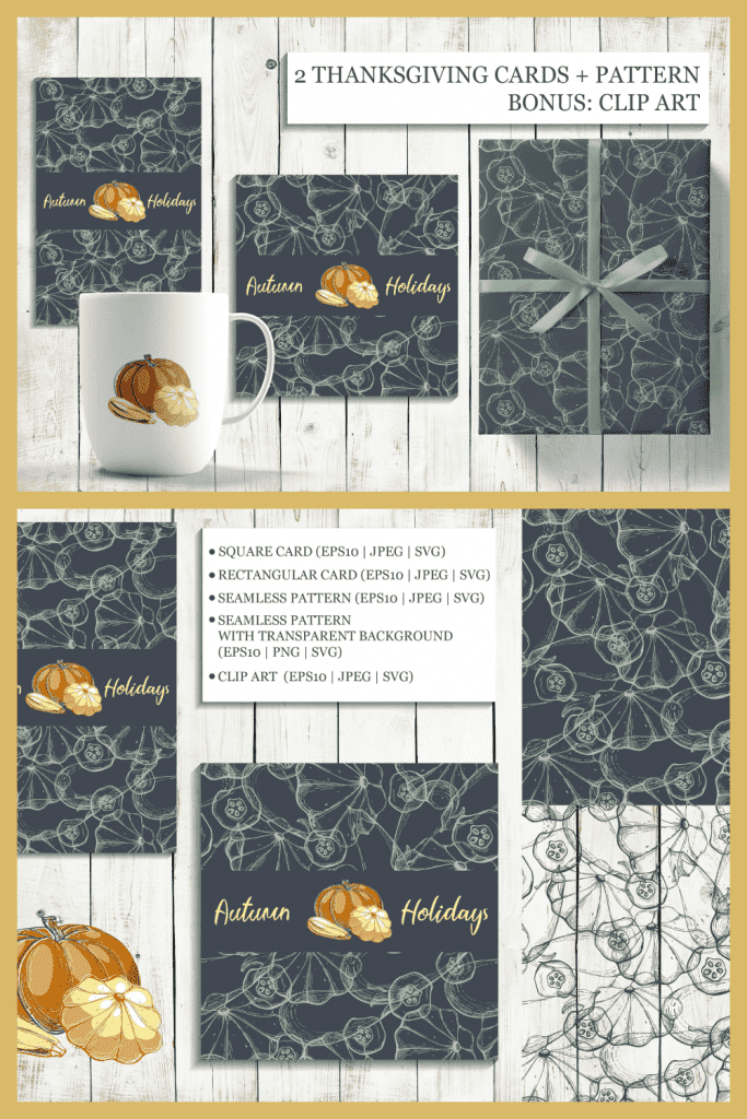 100+ Thanksgiving Cards 2022: Premium and Free - MasterBundles