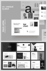 10+ Best Black and White Powerpoint Templates for 2021