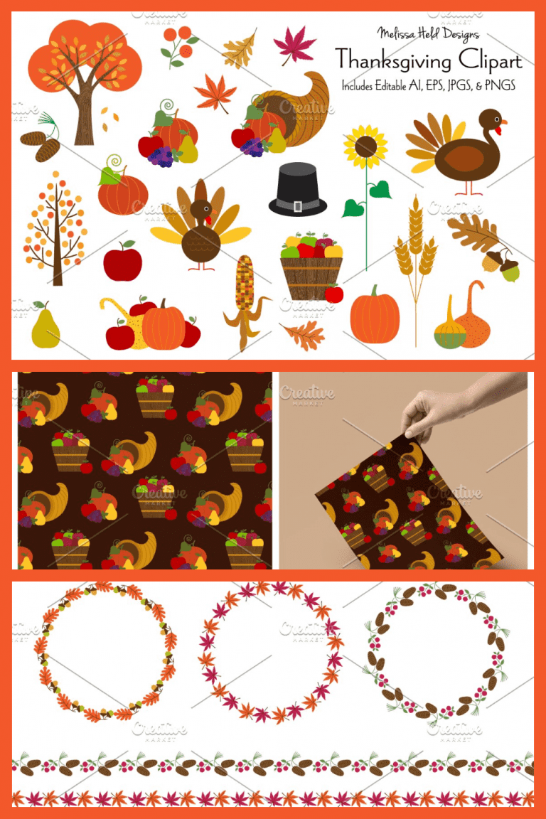 70+ Best Thanksgiving Clipart For 2022