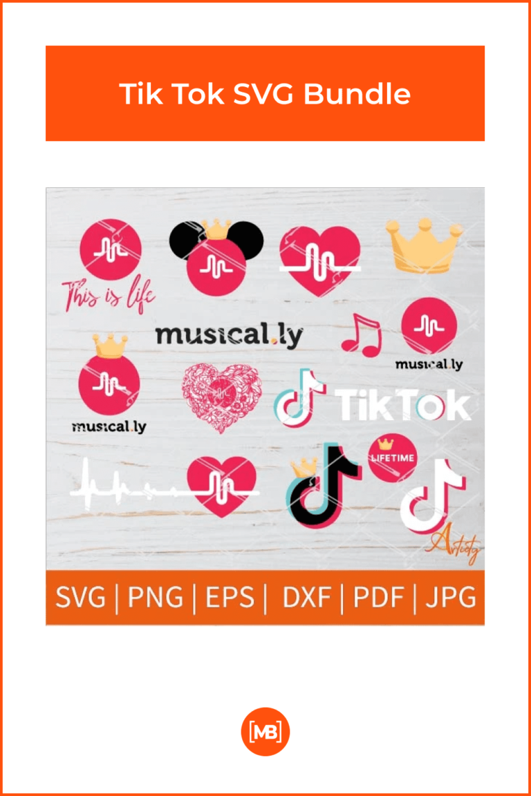 15+ Tik Tok SVG Images in 2021: Free and Premium