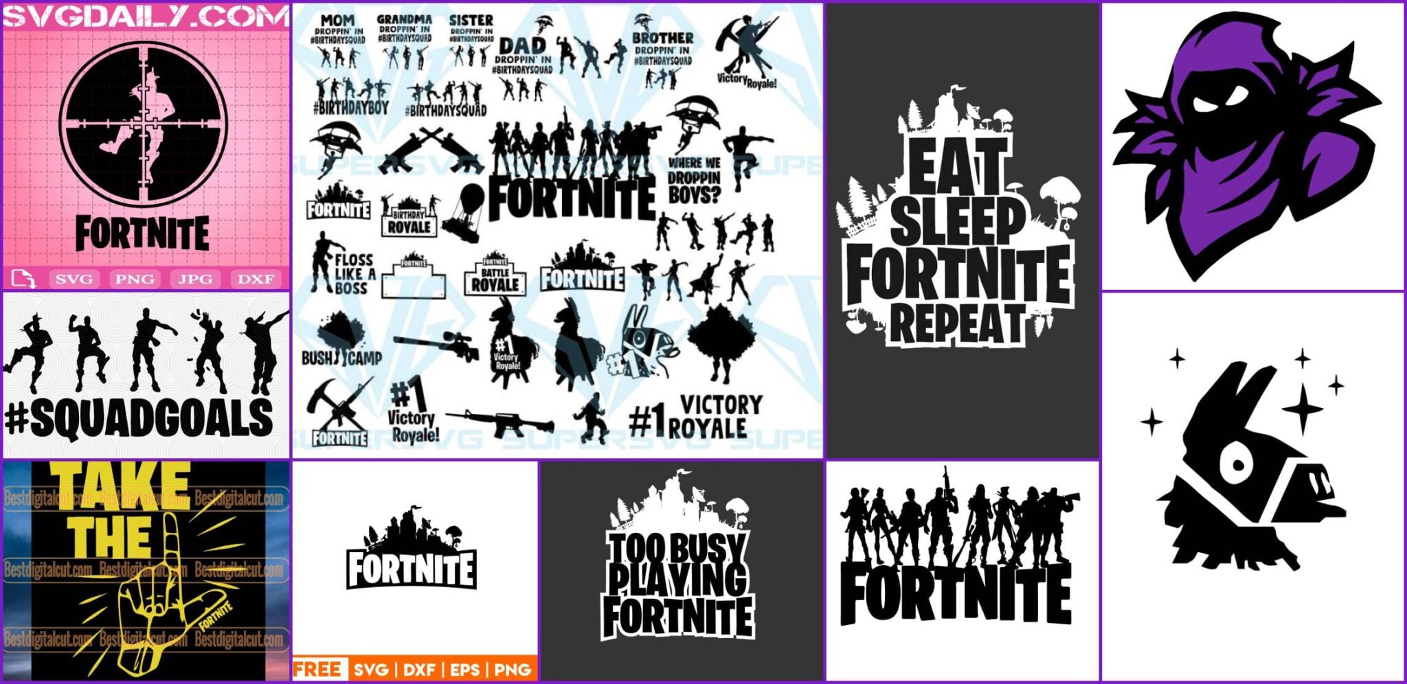 Best 10+ Fortnite SVG Images in 2021: Free and Premium