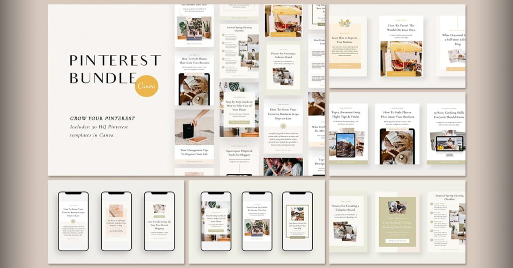 Pinterest Bundle | Canva – MasterBundles